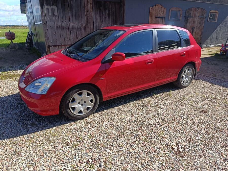 Sarkans Honda Civic 2002 Ventspils, ar dzinēja tilpumu 1.60 L un nobraukumu 179 tūkst. km par 1350 €, foto 3 vietnē AUTOMOTO.COM.LV