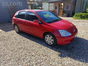 Sarkans Honda Civic 2002 Ventspils, ar dzinēja tilpumu 1.60 L un nobraukumu 179 tūkst. km par 1350 €, foto 4 vietnē AUTOMOTO.COM.LV