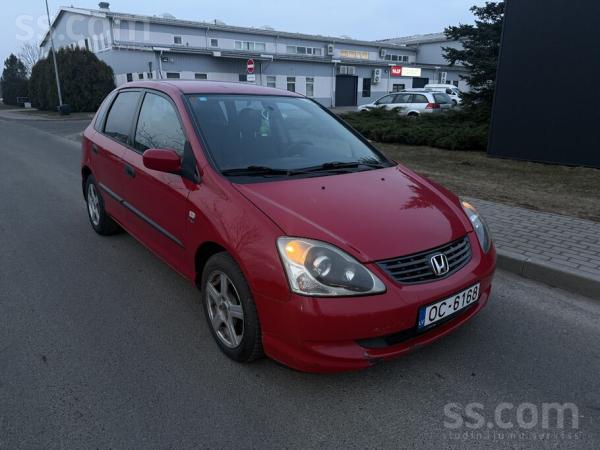 Sarkans Honda Civic 2003 Rīga, ar dzinēja tilpumu 1.60 L un nobraukumu 294 tūkst. km par 310 €, foto 1 vietnē AUTOMOTO.COM.LV