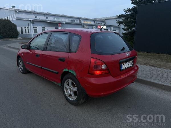 Sarkans Honda Civic 2003 Rīga, ar dzinēja tilpumu 1.60 L un nobraukumu 294 tūkst. km par 310 €, foto 3 vietnē AUTOMOTO.COM.LV