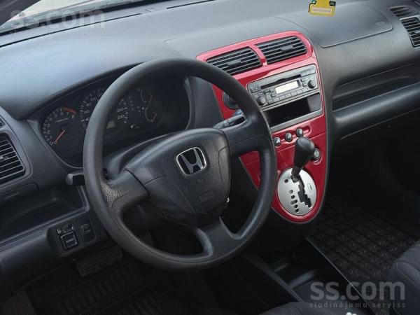Sarkans Honda Civic 2003 Rīga, ar dzinēja tilpumu 1.60 L un nobraukumu 294 tūkst. km par 310 €, foto 5 vietnē AUTOMOTO.COM.LV