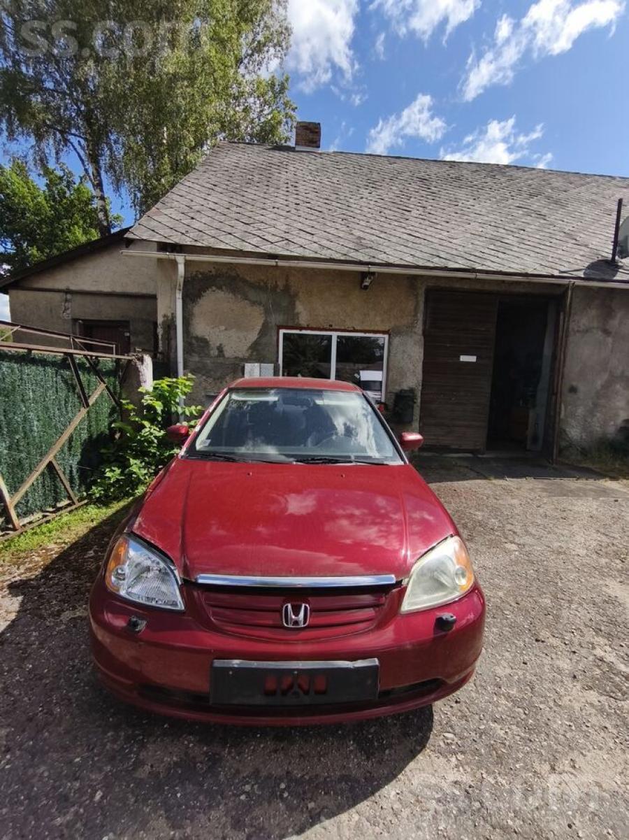 Sarkans Honda Civic 2003 Valka, ar dzinēja tilpumu 1.60 L un nobraukumu 160 tūkst. km par 920 €, foto 15 vietnē AUTOMOTO.COM.LV