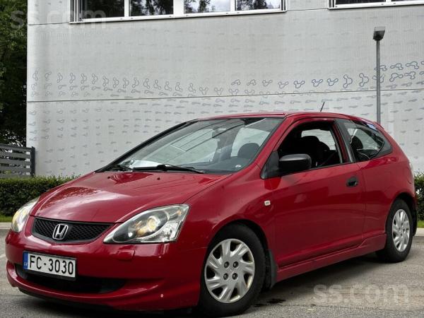 Sarkans Honda Civic 2004 Rīga, ar dzinēja tilpumu 1.60 L un nobraukumu 286 tūkst. km par 1000 €, foto 1 vietnē AUTOMOTO.COM.LV