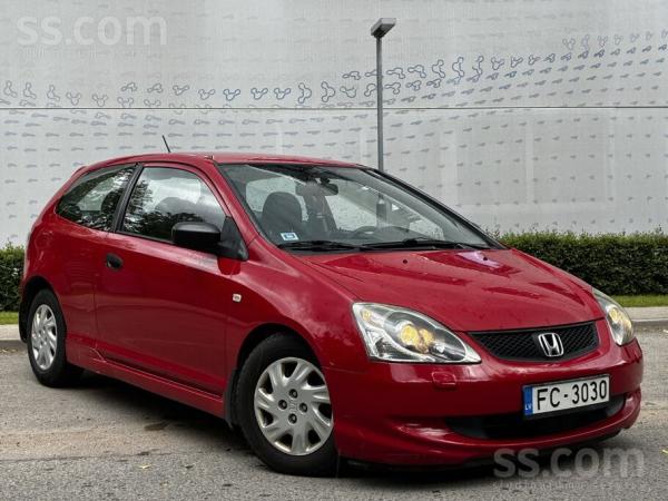 Sarkans Honda Civic 2004 Rīga, ar dzinēja tilpumu 1.60 L un nobraukumu 286 tūkst. km par 1000 €, foto 2 vietnē AUTOMOTO.COM.LV