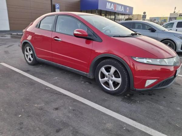 Sarkans Honda Civic 2008 Grobiņa, ar dzinēja tilpumu 1.40 L un nobraukumu 0 tūkst. km par 3500 €, foto 1 vietnē AUTOMOTO.COM.LV