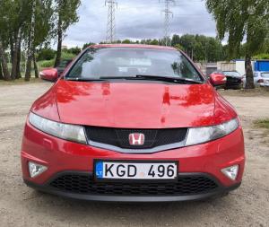 Sarkans Honda Civic 2008 Kauņa, ar dzinēja tilpumu 1.80 L un nobraukumu 210 tūkst. km par 1250 €, foto 4 vietnē AUTOMOTO.COM.LV