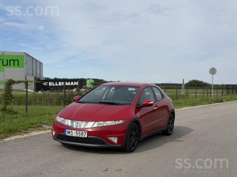 Sarkans Honda Civic 2008 Rīga, ar dzinēja tilpumu 2.20 L un nobraukumu 293 tūkst. km par 1700 €, foto 1 vietnē AUTOMOTO.COM.LV