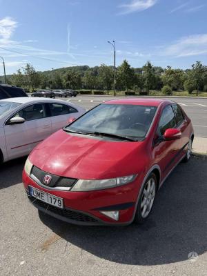 Sarkans Honda Civic 2009 Kauņa, ar dzinēja tilpumu 2.20 L un nobraukumu 246 tūkst. km par 799 €, foto  vietnē AUTOMOTO.COM.LV