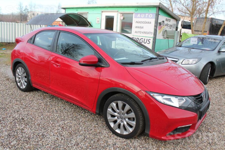 Sarkans Honda Civic 2012 Daugavpils, ar dzinēja tilpumu 2.20 L un nobraukumu 248 tūkst. km par 5450 €, foto 4 vietnē AUTOMOTO.COM.LV