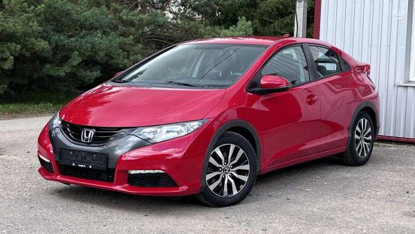 Sarkans Honda Civic 2013 Ukmergė, ar dzinēja tilpumu 1.60 L un nobraukumu 290 tūkst. km par 3999 €, foto 3 vietnē AUTOMOTO.COM.LV