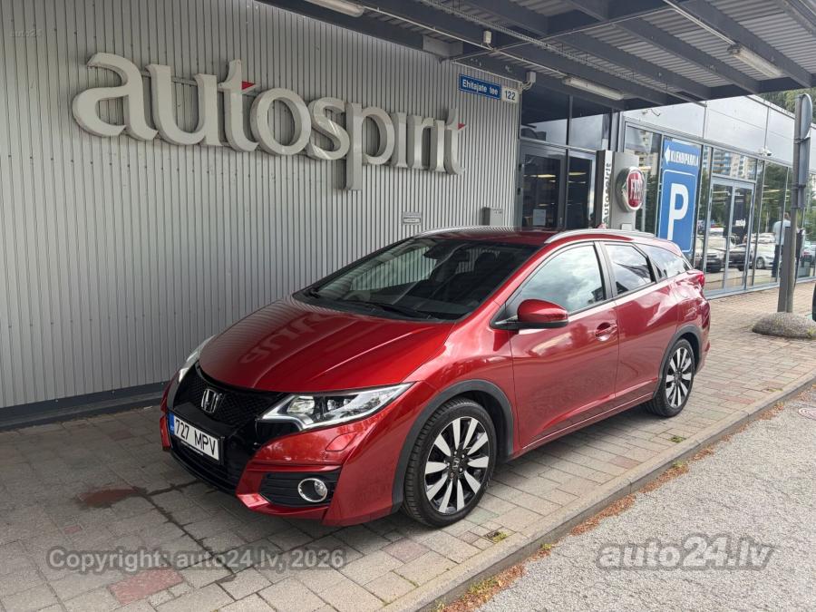 Red Honda Civic 2016 in Tallinn, with an engine capacity of 1.80 L and mileage of 47 thousand km for 12990 €, photo 1 on AUTOMOTO.COM.LV