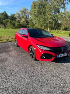 Red Honda Civic 2017 in Paide, with an engine capacity of 1.00 L and mileage of 169 thousand km for 13000 €, photo  on AUTOMOTO.COM.LV