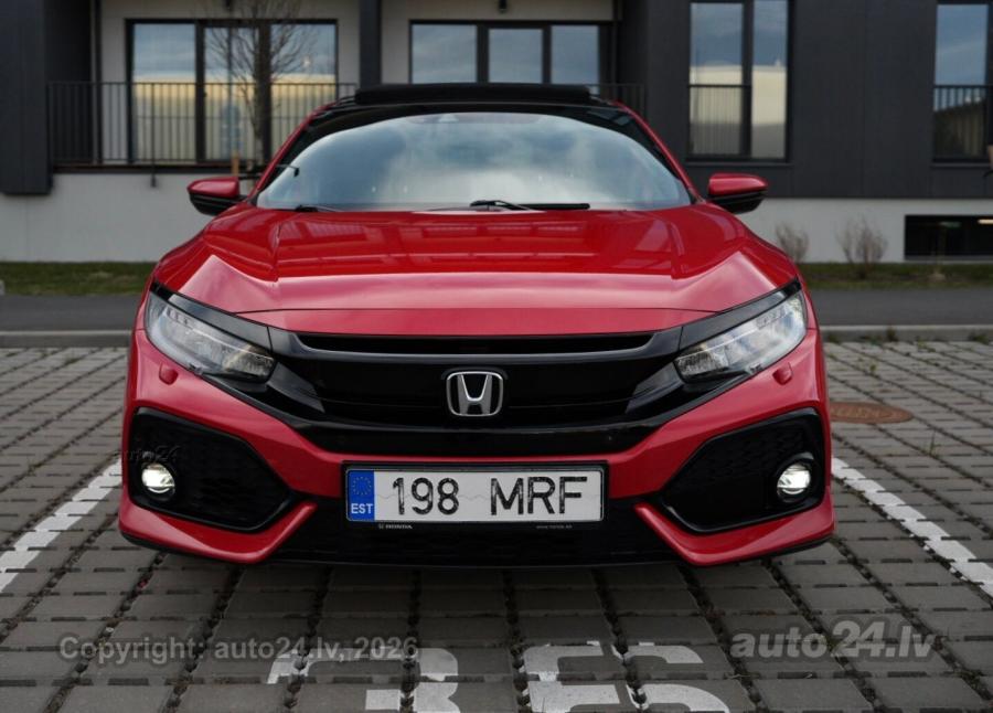 Sarkans Honda Civic 2017 Tallina, ar dzinēja tilpumu 1.00 L un nobraukumu 173 tūkst. km par 13800 €, foto 3 vietnē AUTOMOTO.COM.LV