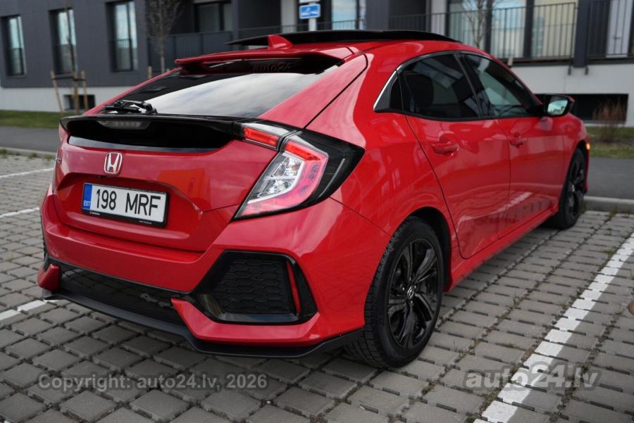 Sarkans Honda Civic 2017 Tallina, ar dzinēja tilpumu 1.00 L un nobraukumu 173 tūkst. km par 13800 €, foto 6 vietnē AUTOMOTO.COM.LV
