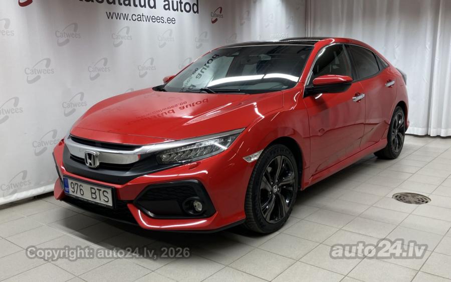 Sarkans Honda Civic 2017 Tallina, ar dzinēja tilpumu 1.50 L un nobraukumu 217 tūkst. km par 9900 €, foto 1 vietnē AUTOMOTO.COM.LV