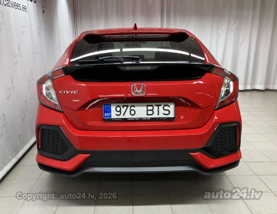Sarkans Honda Civic 2017 Tallina, ar dzinēja tilpumu 1.50 L un nobraukumu 217 tūkst. km par 9900 €, foto 7 vietnē AUTOMOTO.COM.LV