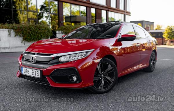 Red Honda Civic 2017 in Tallinn, with an engine capacity of 1.50 L and mileage of 217 thousand km for 13000 €, photo 1 on AUTOMOTO.COM.LV