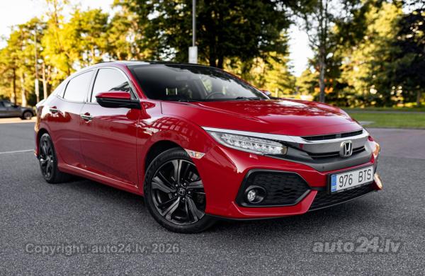 Red Honda Civic 2017 in Tallinn, with an engine capacity of 1.50 L and mileage of 217 thousand km for 13000 €, photo 4 on AUTOMOTO.COM.LV