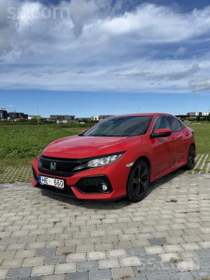 Sarkans Honda Civic 2018 Rīga, ar dzinēja tilpumu 1.00 L un nobraukumu 100 tūkst. km par 11700 €, foto 3 vietnē AUTOMOTO.COM.LV