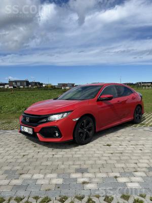 Sarkans Honda Civic 2018 Rīga, ar dzinēja tilpumu 1.00 L un nobraukumu 100 tūkst. km par 11700 €, foto 4 vietnē AUTOMOTO.COM.LV