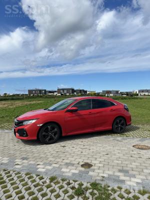 Sarkans Honda Civic 2018 Rīga, ar dzinēja tilpumu 1.00 L un nobraukumu 100 tūkst. km par 11700 €, foto 5 vietnē AUTOMOTO.COM.LV