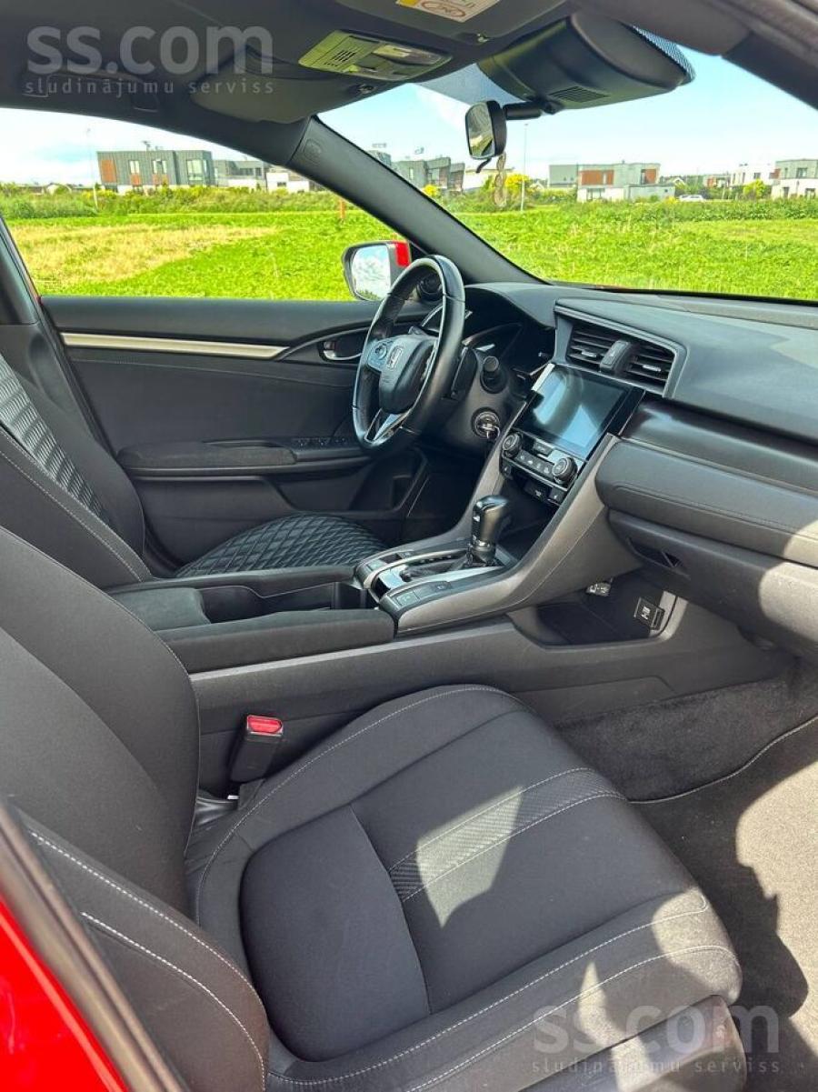 Sarkans Honda Civic 2018 Rīga, ar dzinēja tilpumu 1.00 L un nobraukumu 100 tūkst. km par 11700 €, foto 9 vietnē AUTOMOTO.COM.LV