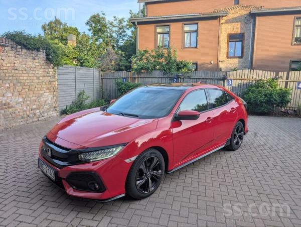 Sarkans Honda Civic 2018 Rīga, ar dzinēja tilpumu 1.50 L un nobraukumu 92 tūkst. km par 14500 €, foto 1 vietnē AUTOMOTO.COM.LV