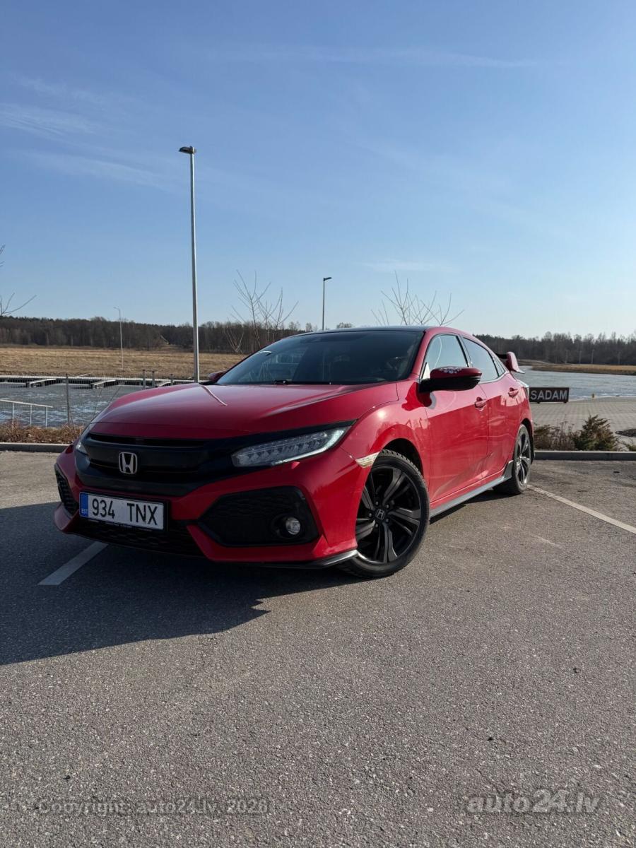 Sarkans Honda Civic 2019 Tallina, ar dzinēja tilpumu 1.50 L un nobraukumu 102 tūkst. km par 16500 €, foto 1 vietnē AUTOMOTO.COM.LV