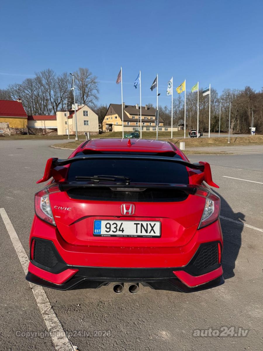 Sarkans Honda Civic 2019 Tallina, ar dzinēja tilpumu 1.50 L un nobraukumu 102 tūkst. km par 16500 €, foto 6 vietnē AUTOMOTO.COM.LV