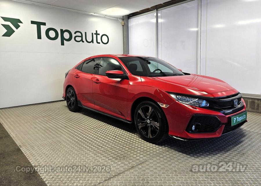Red Honda Civic 2019 in Tallinn, with an engine capacity of 1.50 L and mileage of 196 thousand km for 12500 €, photo 1 on AUTOMOTO.COM.LV