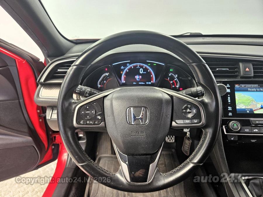 Red Honda Civic 2019 in Tallinn, with an engine capacity of 1.50 L and mileage of 196 thousand km for 12500 €, photo 8 on AUTOMOTO.COM.LV