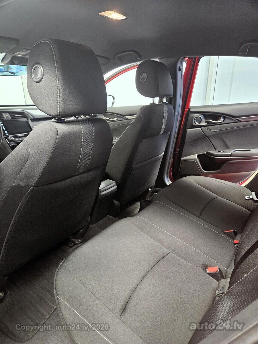 Red Honda Civic 2019 in Tallinn, with an engine capacity of 1.50 L and mileage of 196 thousand km for 12500 €, photo 10 on AUTOMOTO.COM.LV