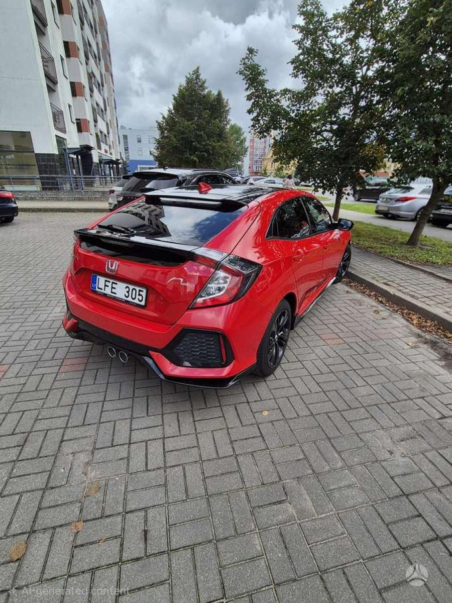 Red Honda Civic 2019 in Vilnius, with an engine capacity of 1.50 L and mileage of 201 thousand km for 12000 €, photo 7 on AUTOMOTO.COM.LV