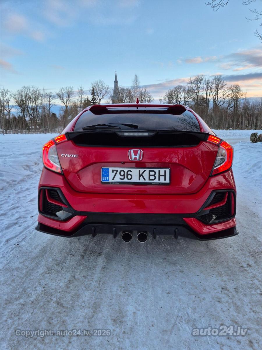 Sarkans Honda Civic 2020 Tallina, ar dzinēja tilpumu 1.50 L un nobraukumu 64 tūkst. km par 18900 €, foto 9 vietnē AUTOMOTO.COM.LV