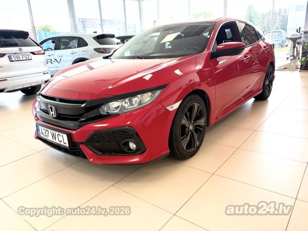 Red Honda Civic 2020 in Viljandi, with an engine capacity of 1.00 L and mileage of 189 thousand km for 12500 €, photo 3 on AUTOMOTO.COM.LV