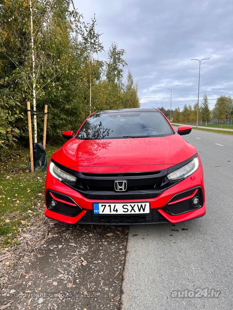 Sarkans Honda Civic 2020 Tallina, ar dzinēja tilpumu 1.00 L un nobraukumu 66 tūkst. km par 15500 €, foto 3 vietnē AUTOMOTO.COM.LV