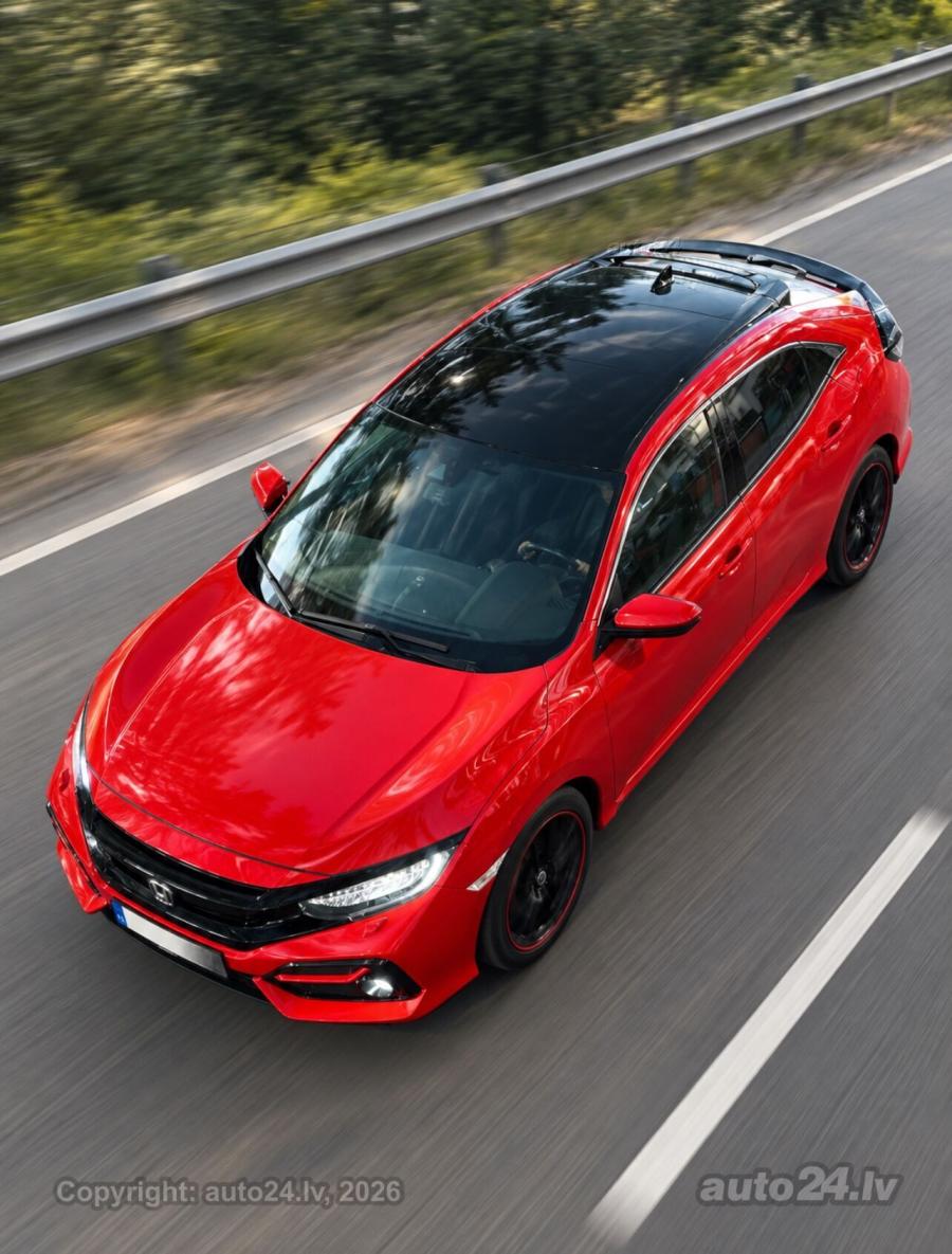 Sarkans Honda Civic 2020 Tallina, ar dzinēja tilpumu 1.00 L un nobraukumu 66 tūkst. km par 15500 €, foto 9 vietnē AUTOMOTO.COM.LV