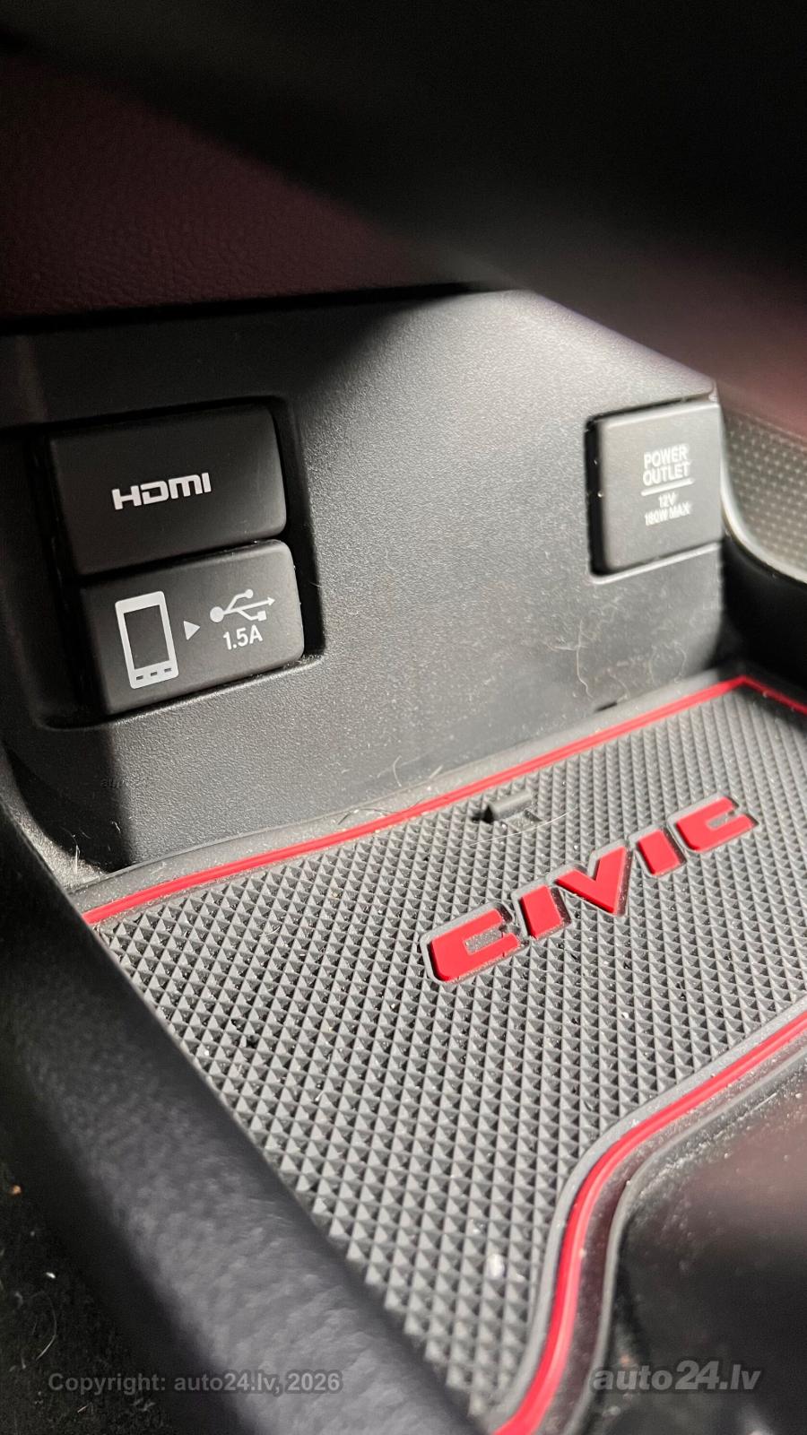 Sarkans Honda Civic 2020 Tallina, ar dzinēja tilpumu 1.00 L un nobraukumu 66 tūkst. km par 15500 €, foto 20 vietnē AUTOMOTO.COM.LV