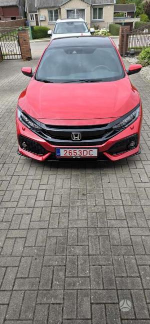 Red Honda Civic 2021 in Marijampole, with an engine capacity of 0.99 L and mileage of 7 thousand km for 15500 €, photo  on AUTOMOTO.COM.LV