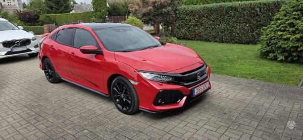 Red Honda Civic 2021 in Marijampole, with an engine capacity of 0.99 L and mileage of 7 thousand km for 15500 €, photo 3 on AUTOMOTO.COM.LV