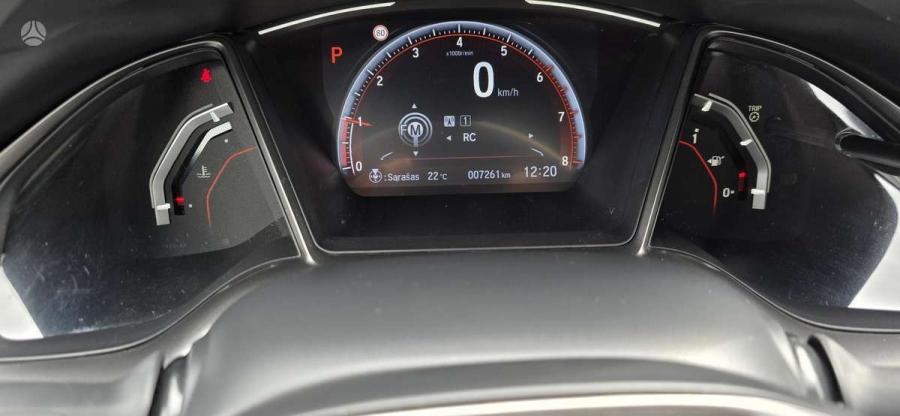 Red Honda Civic 2021 in Marijampole, with an engine capacity of 0.99 L and mileage of 7 thousand km for 15500 €, photo 21 on AUTOMOTO.COM.LV