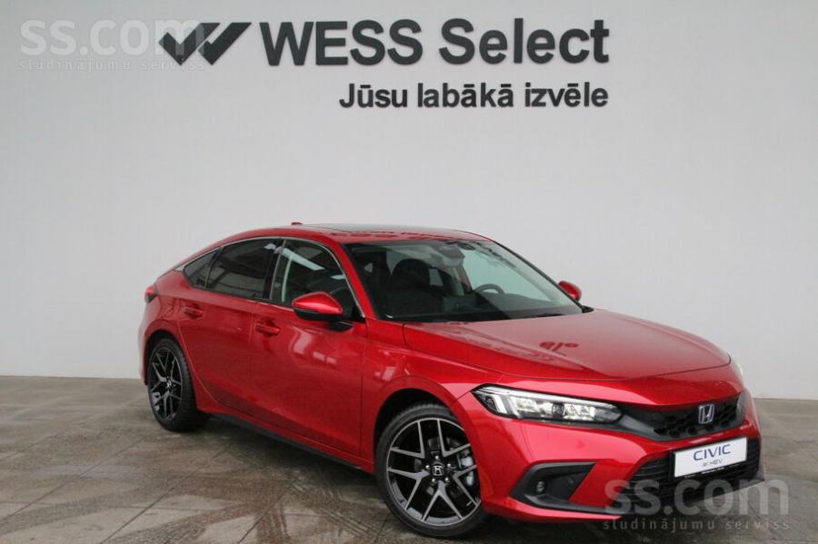 Sarkans Honda Civic 2025 Rīga, ar dzinēja tilpumu 2.00 L un nobraukumu 13 tūkst. km par 37100 €, foto 2 vietnē AUTOMOTO.COM.LV