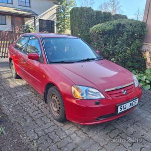 Red Honda Civic 2003 in Tallinn, with an engine capacity of 1.60 L and mileage of 113 thousand km for 1000 €, photo  on AUTOMOTO.COM.LV