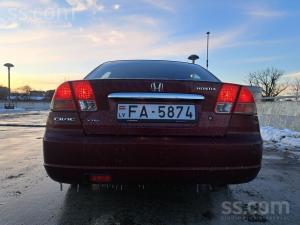 Красный Хонда Цивик 2004 в Рига, объемом двигателя 1.60 л и пробегом 165 тыс. км за 1000 €, фото 5 на AUTOMOTO.COM.LV