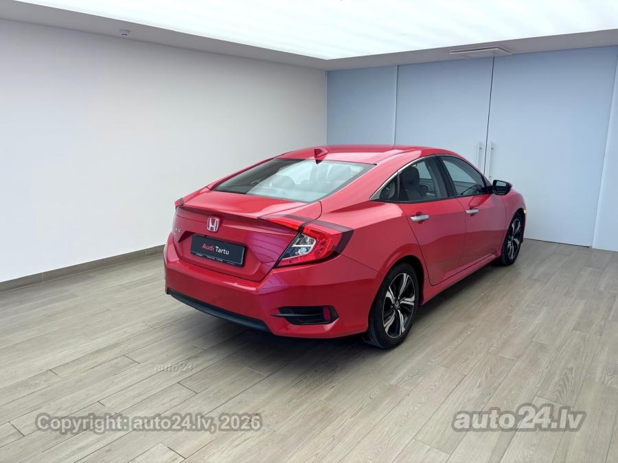Sarkans Honda Civic 2018 Tartu, ar dzinēja tilpumu 1.50 L un nobraukumu 133 tūkst. km par 14900 €, foto 5 vietnē AUTOMOTO.COM.LV