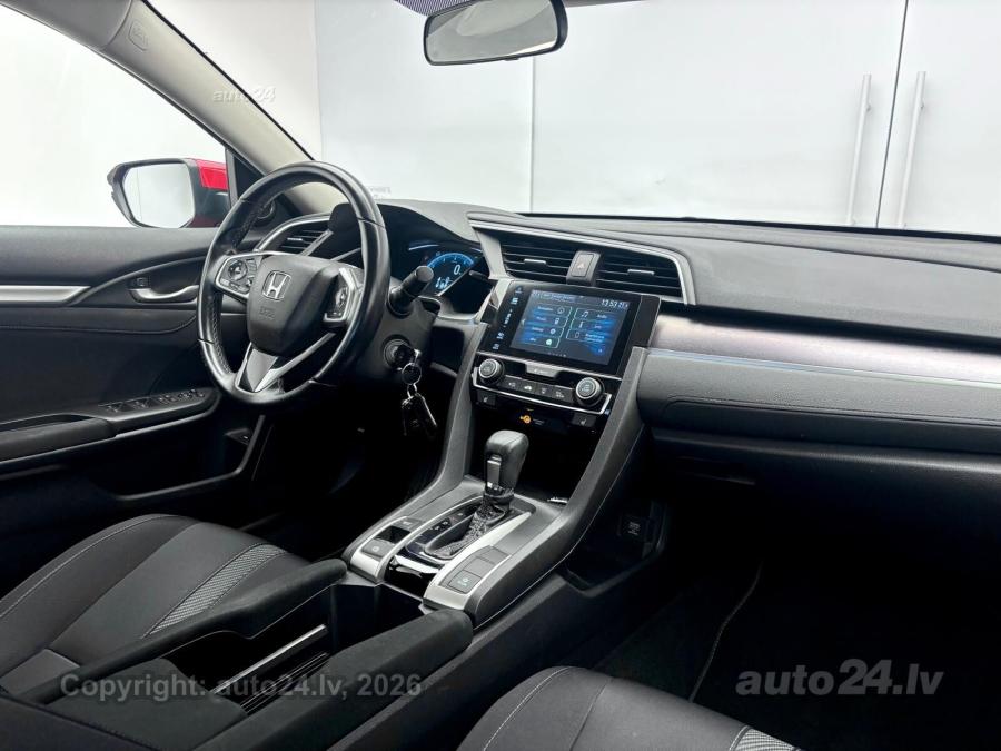 Sarkans Honda Civic 2018 Tartu, ar dzinēja tilpumu 1.50 L un nobraukumu 133 tūkst. km par 14900 €, foto 12 vietnē AUTOMOTO.COM.LV