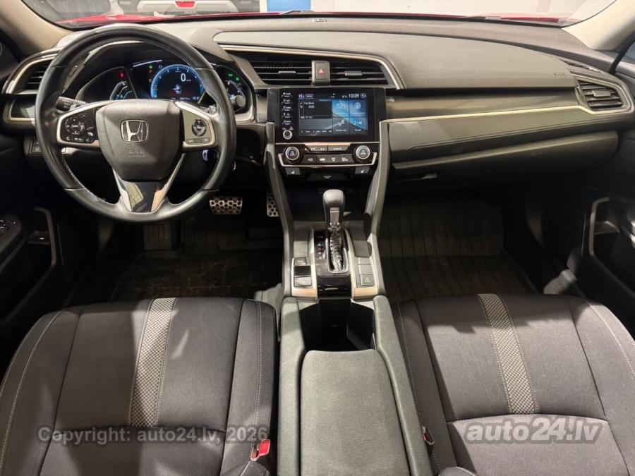 Sarkans Honda Civic 2021 Tallina, ar dzinēja tilpumu 1.50 L un nobraukumu 58 tūkst. km par 16900 €, foto 9 vietnē AUTOMOTO.COM.LV