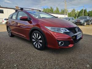 Sarkans Honda Civic 2015 Radviliškis, ar dzinēja tilpumu 1.60 L un nobraukumu 290 tūkst. km par 4300 €, foto  vietnē AUTOMOTO.COM.LV