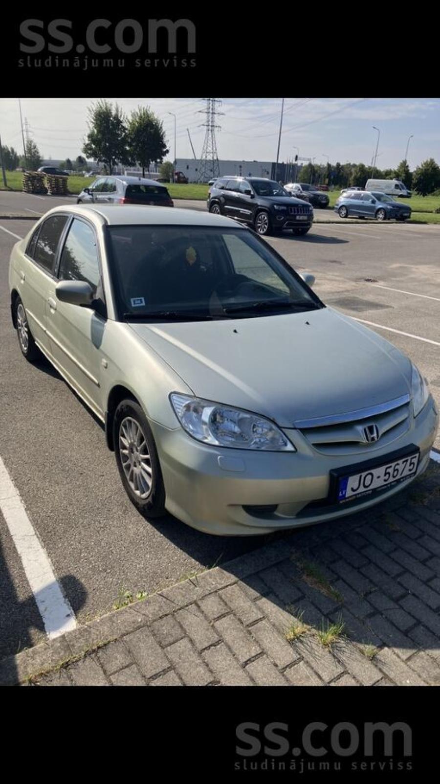 Honda Civic 2004 Rīga, ar dzinēja tilpumu 1.60 L un nobraukumu 227 tūkst. km par 600 €, foto 3 vietnē AUTOMOTO.COM.LV
