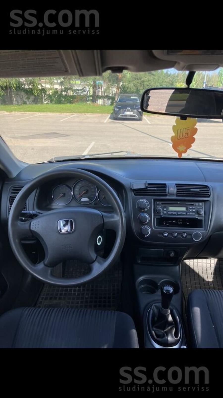 Honda Civic 2004 Rīga, ar dzinēja tilpumu 1.60 L un nobraukumu 227 tūkst. km par 600 €, foto 5 vietnē AUTOMOTO.COM.LV